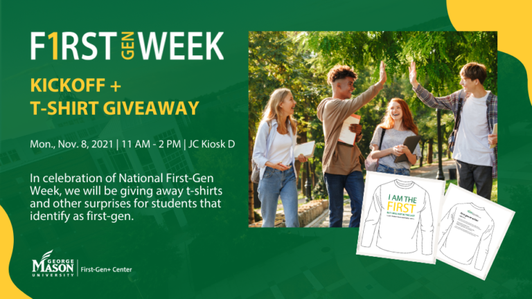National First-Gen Week Kickoff and T-Shirt Giveaway – First-Gen+ Center